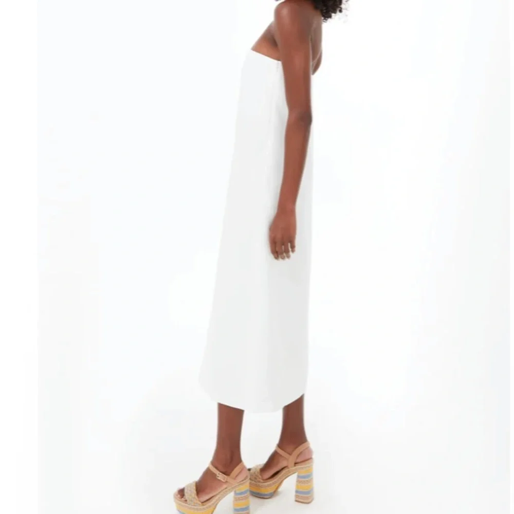 Tuckernuck | Dresses | Strapless Ivory Crepe Marin Dresstuckernuck ...